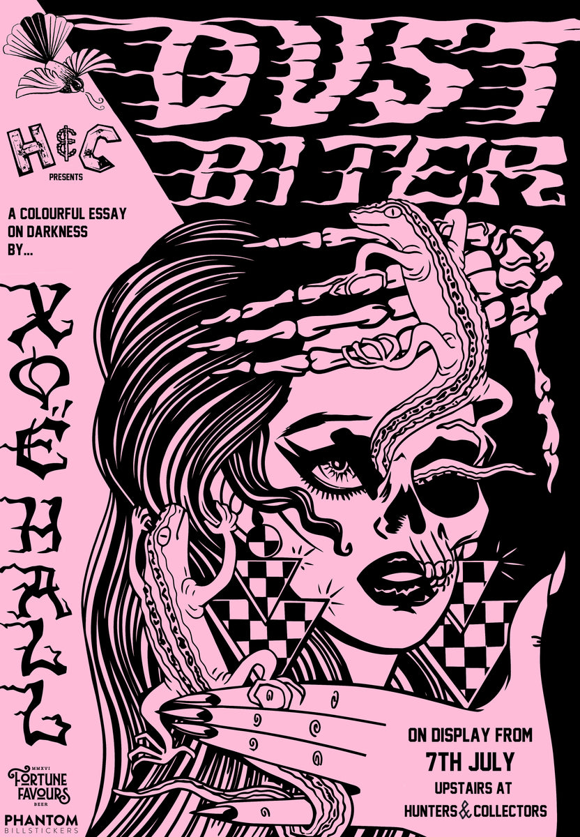 DUST BITER an exhibition by Xoë Hall – Wellington Hunters and Collectors