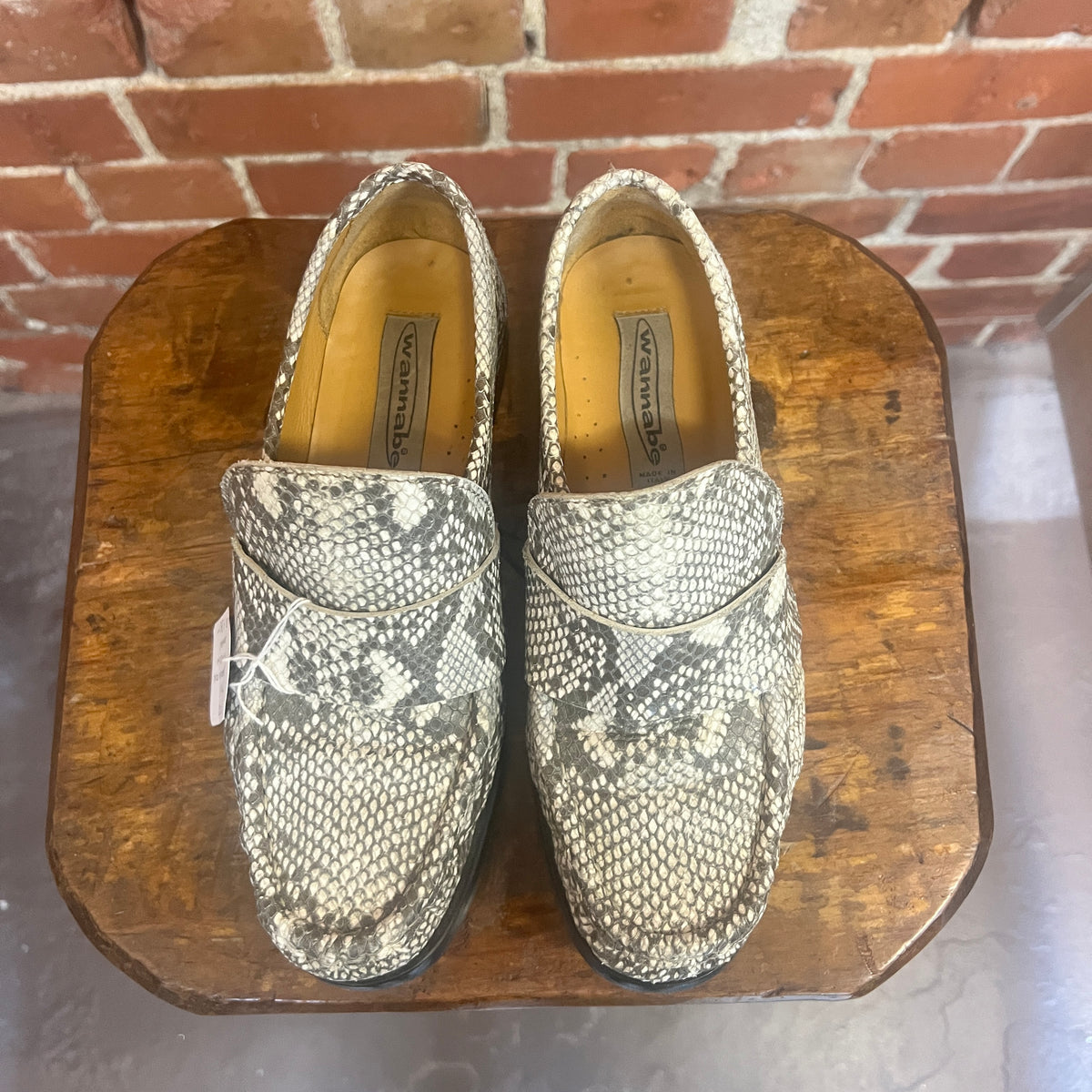 PATRICK COX 1990's snakeskin loafers 38 – Wellington Hunters and Collectors