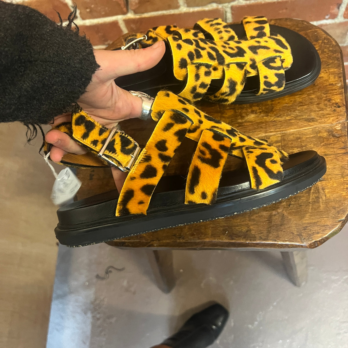 MARNI pony hair sandals 40.5 – Wellington Hunters and Collectors