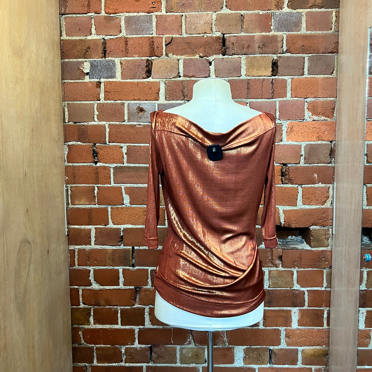 VIVIENNE WESTWOOD liquid metallic drape top – Wellington Hunters and ...