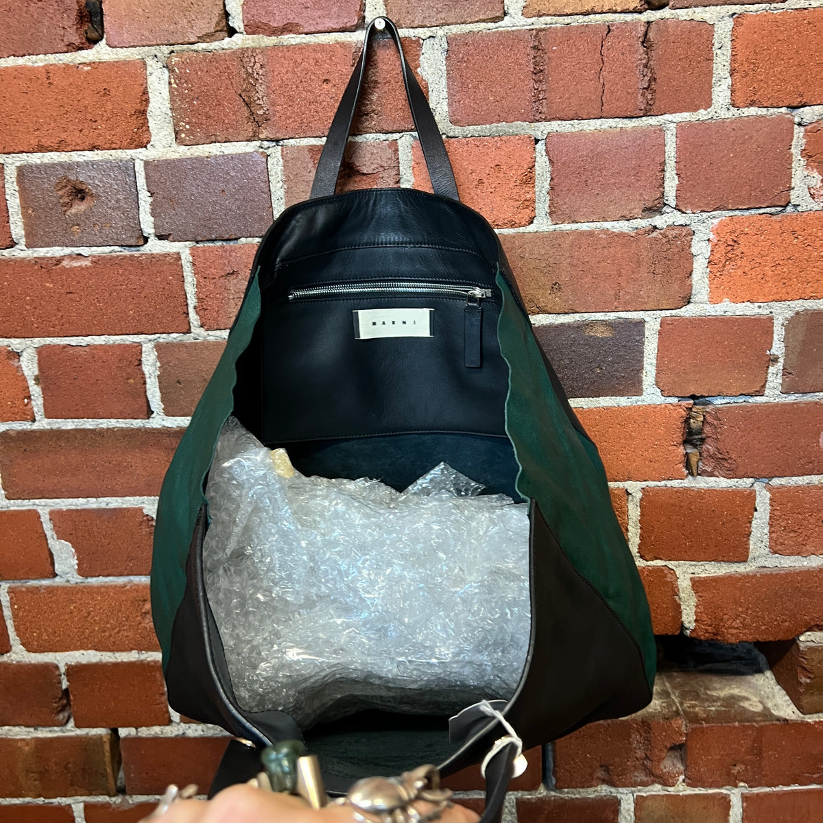 MARNI large leather tote handbag – Wellington Hunters and Collectors