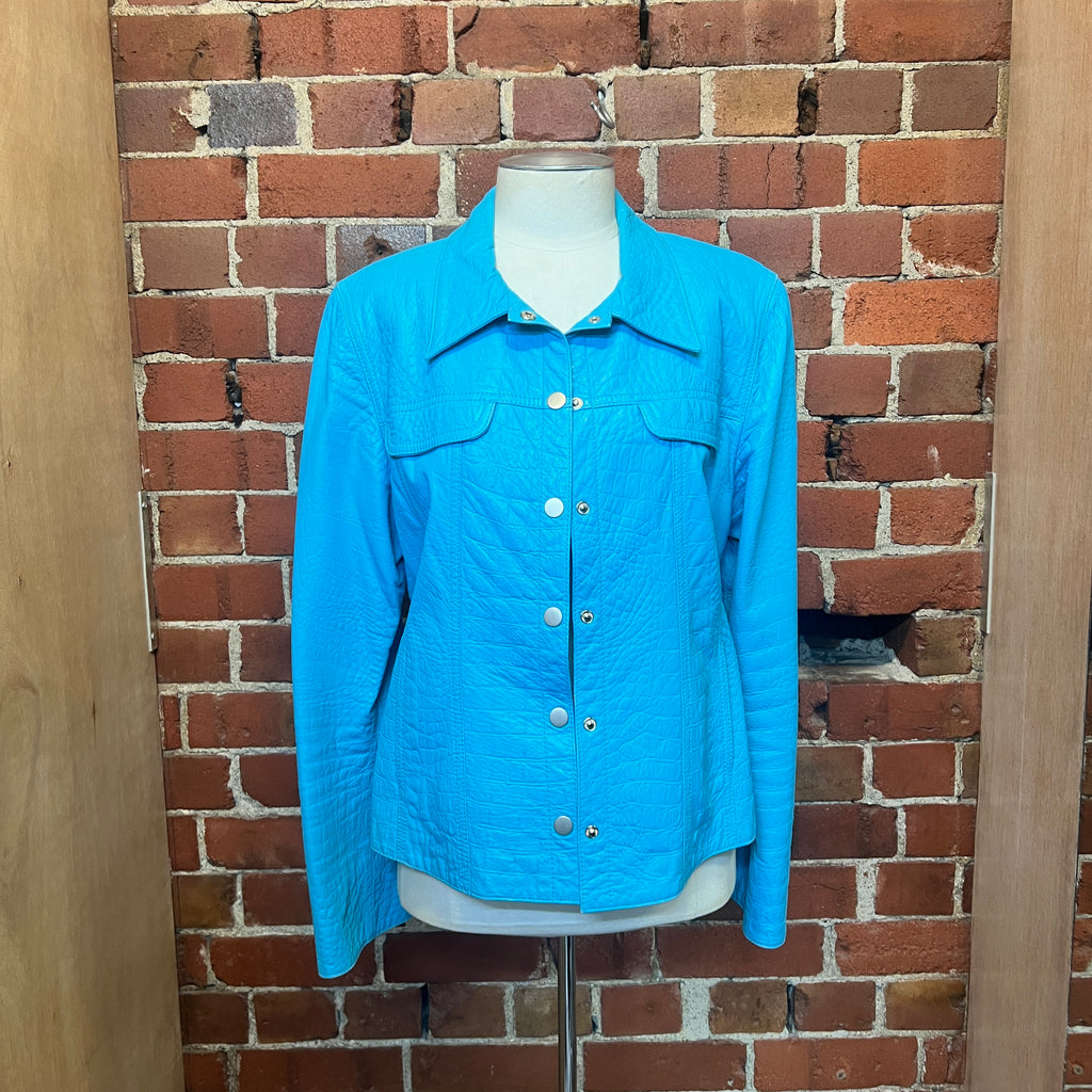 CAROLINE MOORE croc print leather jacket – Wellington Hunters and ...