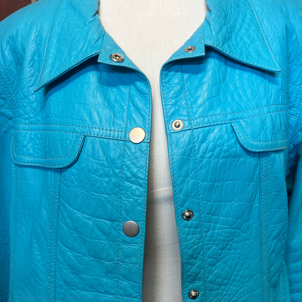 CAROLINE MOORE croc print leather jacket – Wellington Hunters and ...